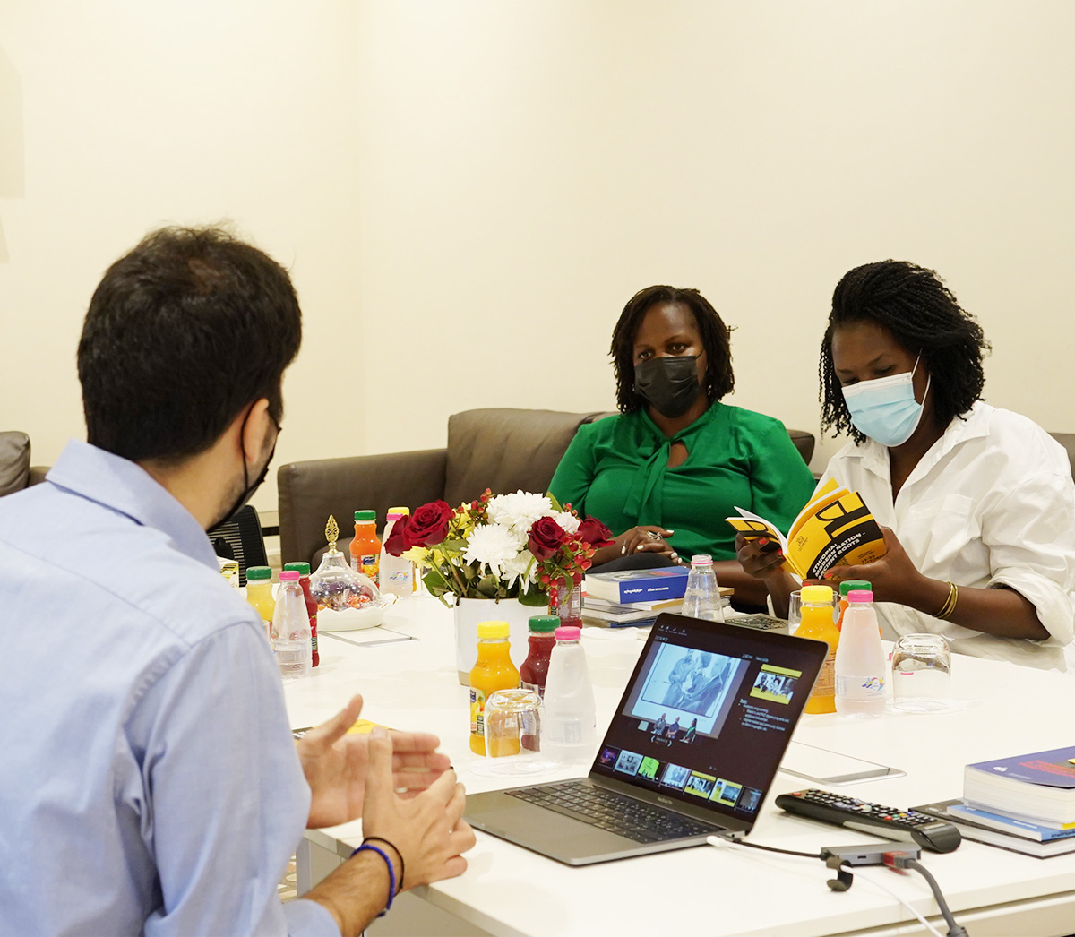 BOOK BUNK CO-FOUNDERS VISIT THE AFRICA INSTITUTE - theafricainstitute