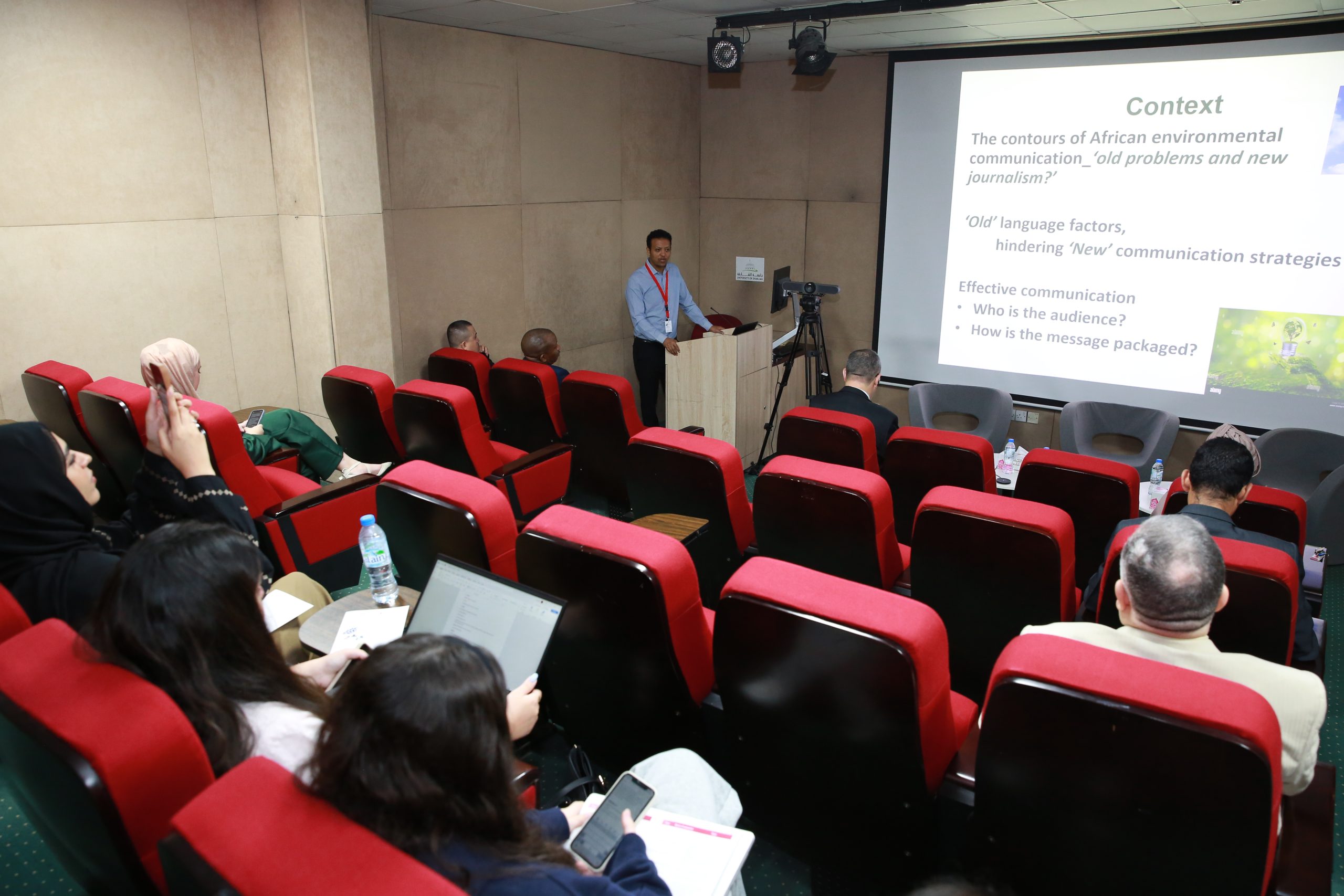 African Environmental Communication: Professor Binyam Mendisu delivers ...