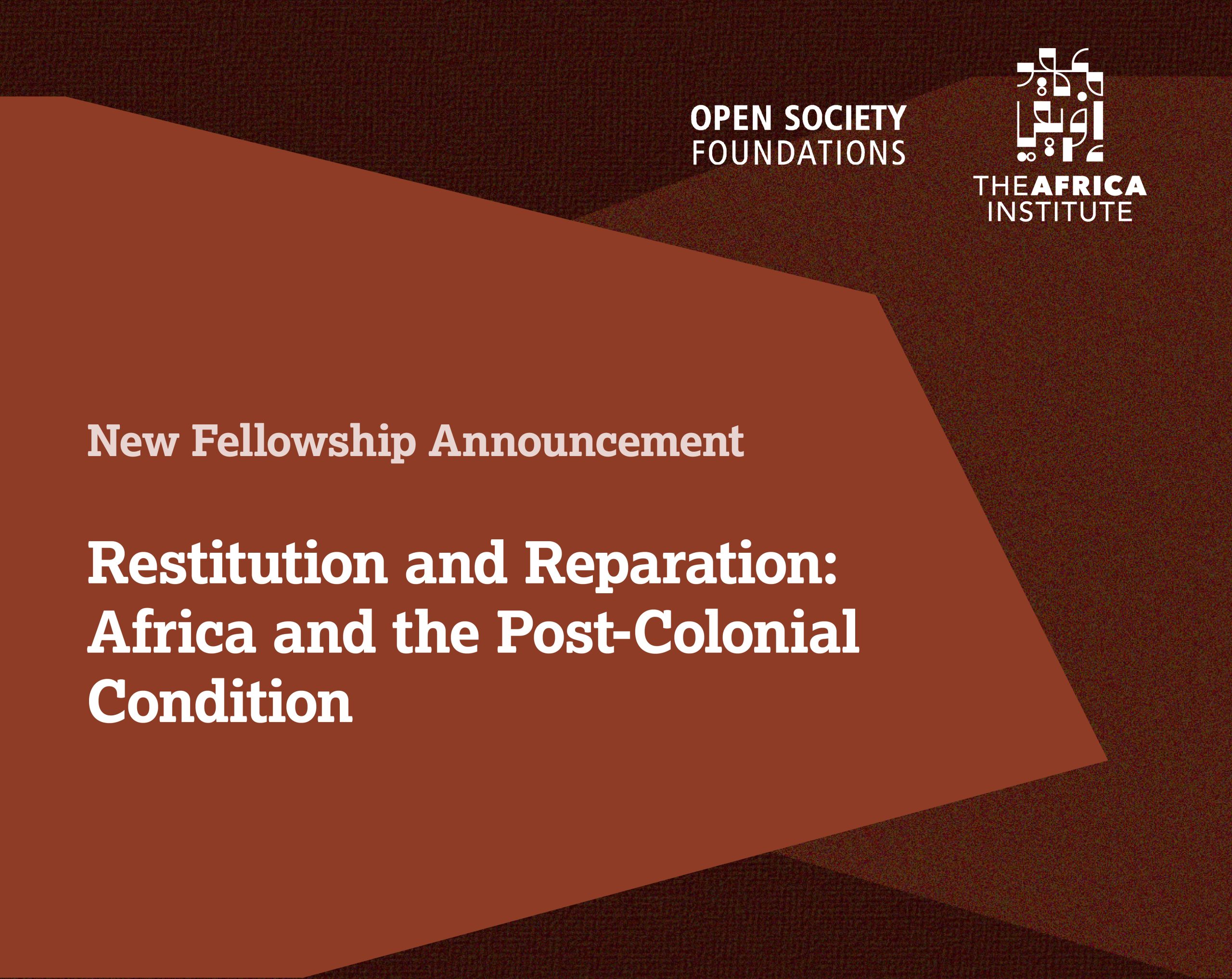 Open Society Grant The Africa Institute Receives Major Multi Year